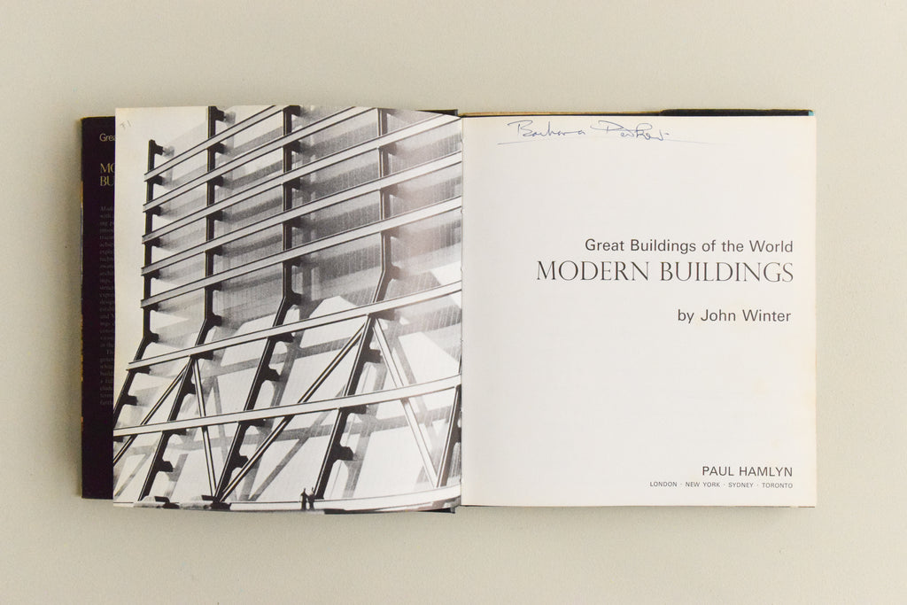 Vintage 1969 Modern Buildings book by John Winter – Absolutely Nice Vintage