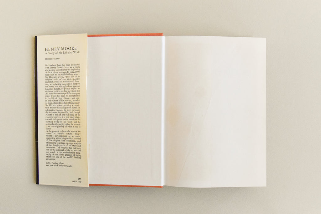 Vintage Book Henry Moore by Herbert Read – Absolutely Nice Vintage