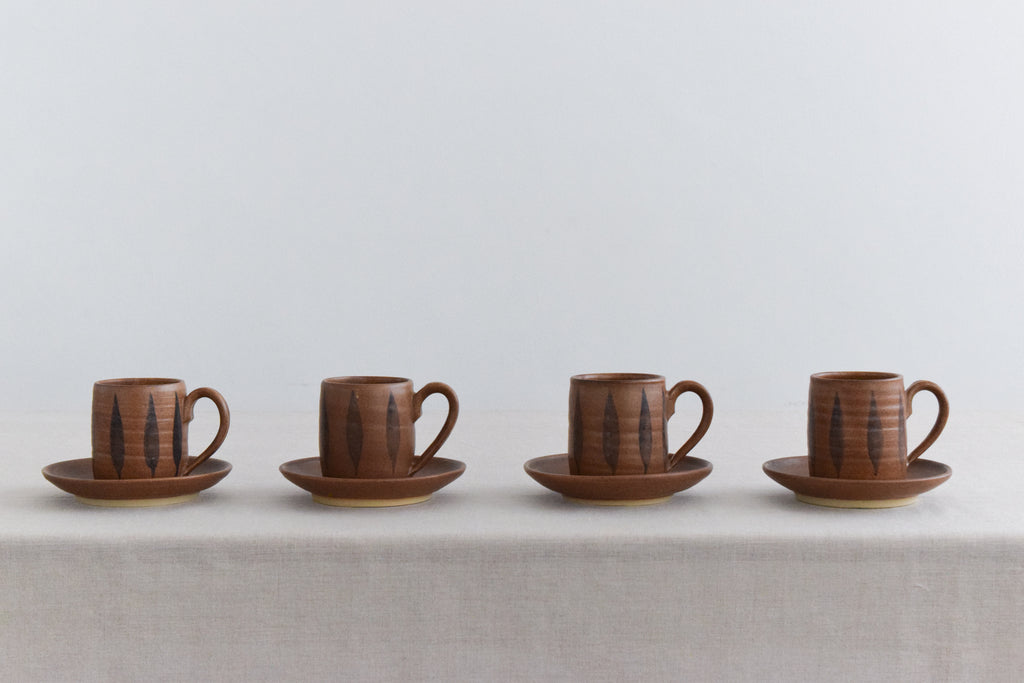 Vintage Studio Pottery Coffee Set by Jill Cookson for Langrigg Pottery ...