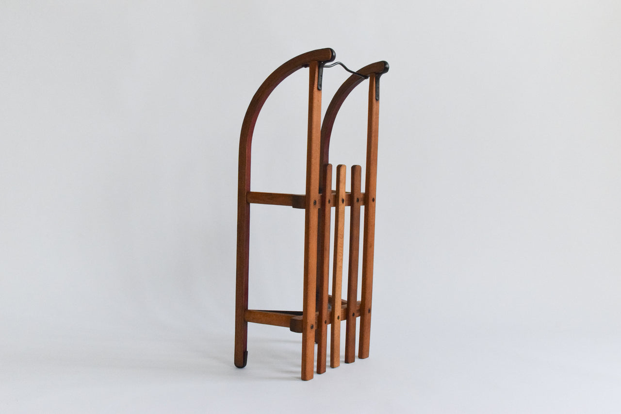 Vintage Wooden Slatted Traditional Davos Germina Sledge / Sleigh ...