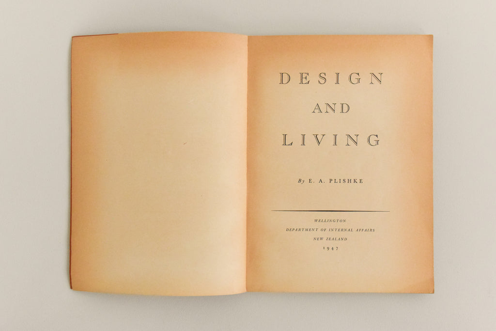 Vintage 1947 First Edition Design and Living Book by E.A Plishke ...