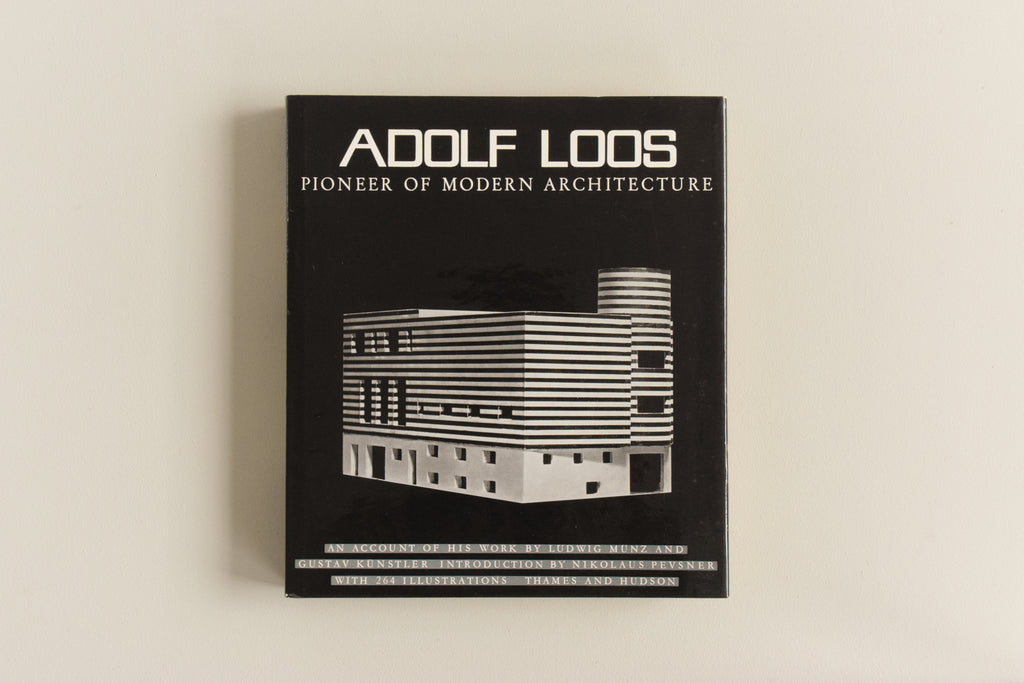 Vintage 1966 Adolf Loos Book by Ludwig Münz and Gustav Künstler ...