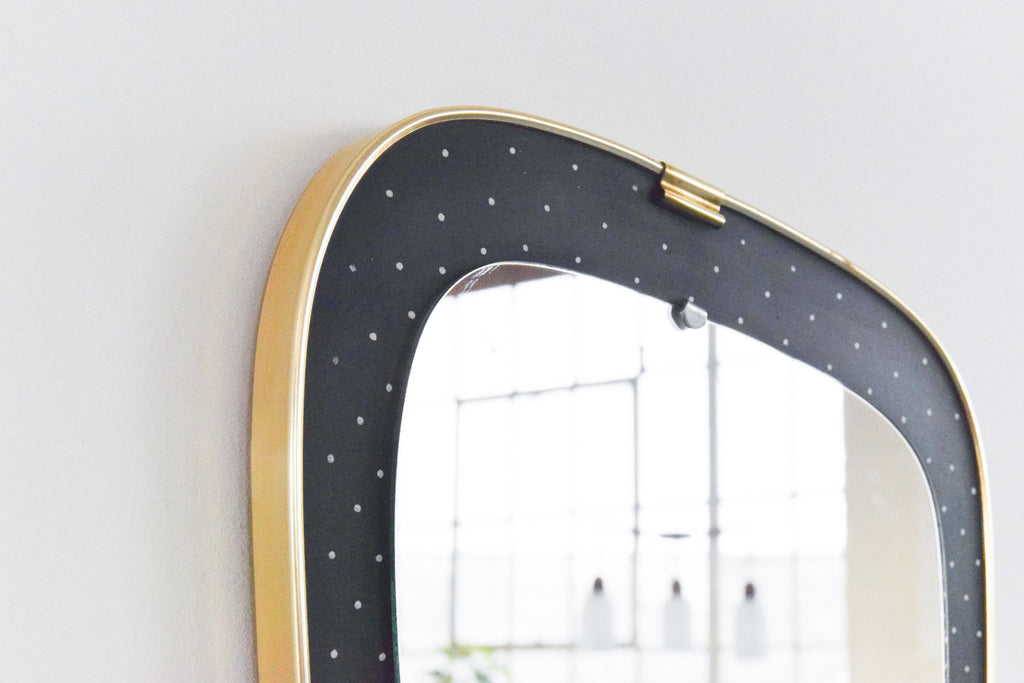 Vintage 1950s Small Atomic Style Asymmetric Wall Mirror – Absolutely ...
